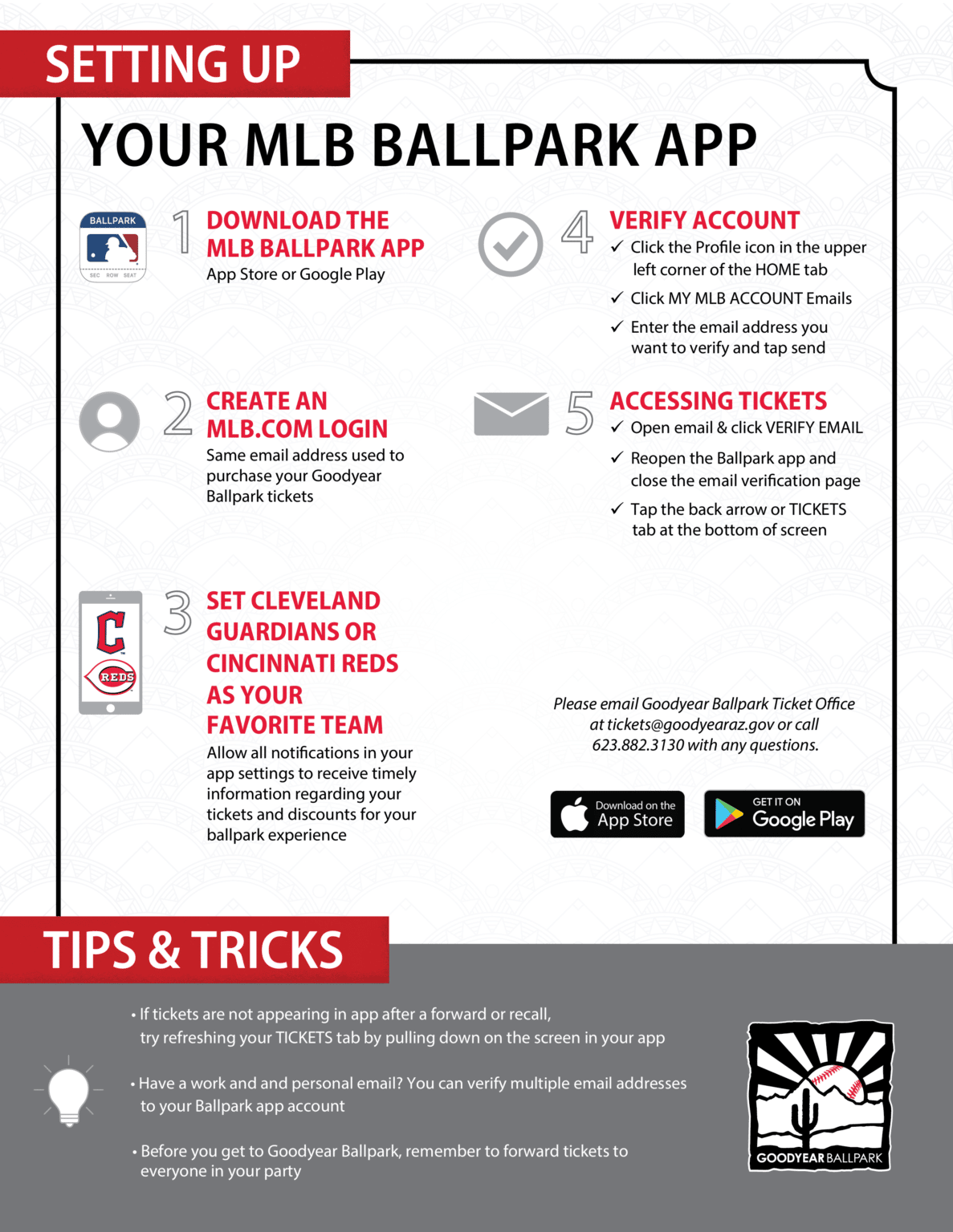 Spring Training Ticket Information - Goodyear Ballpark